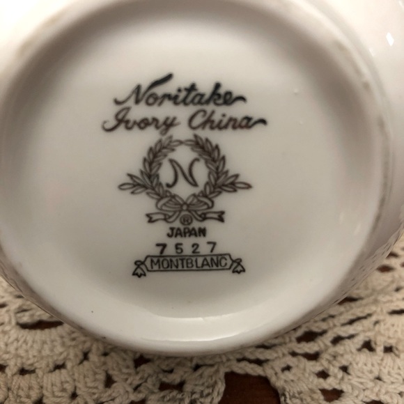 Dining | Vintage Noritake Ivory China Montblanc 7527 Tea Cups And ...
